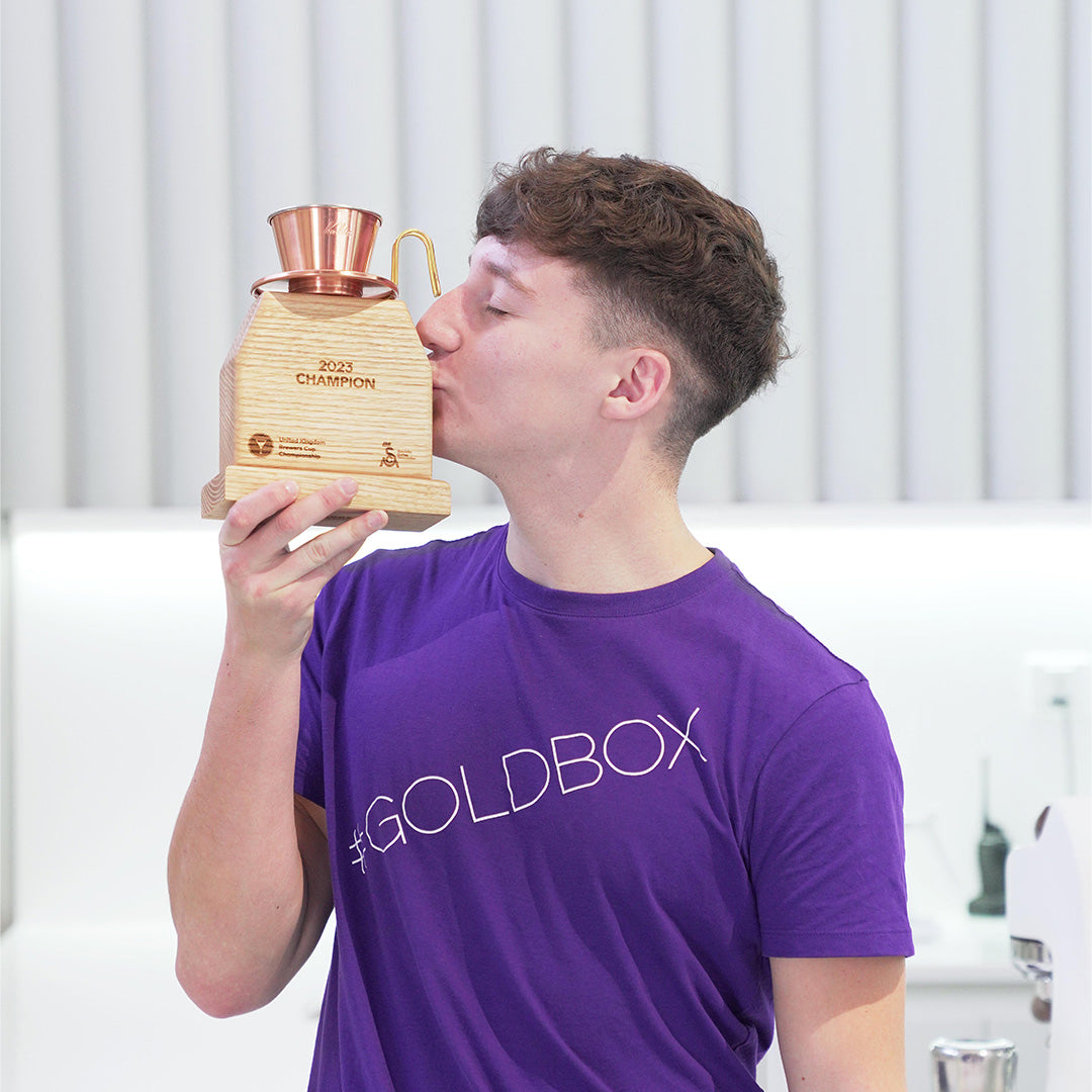 UK Brewers Cup Champion 2023 UKBrC– Gold Box Coffee Roasters