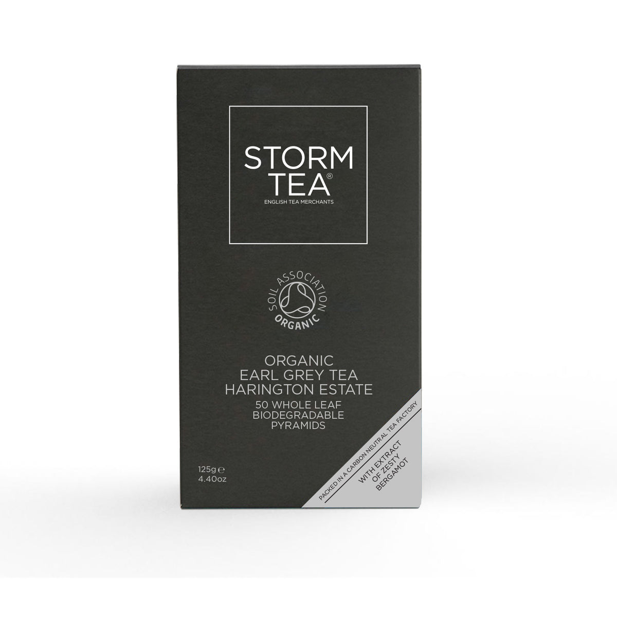 STORM TEA - EARL GREY TEA HARINGTON ESTATE x50 BIODEGRADABLE PYRAMIDS ...