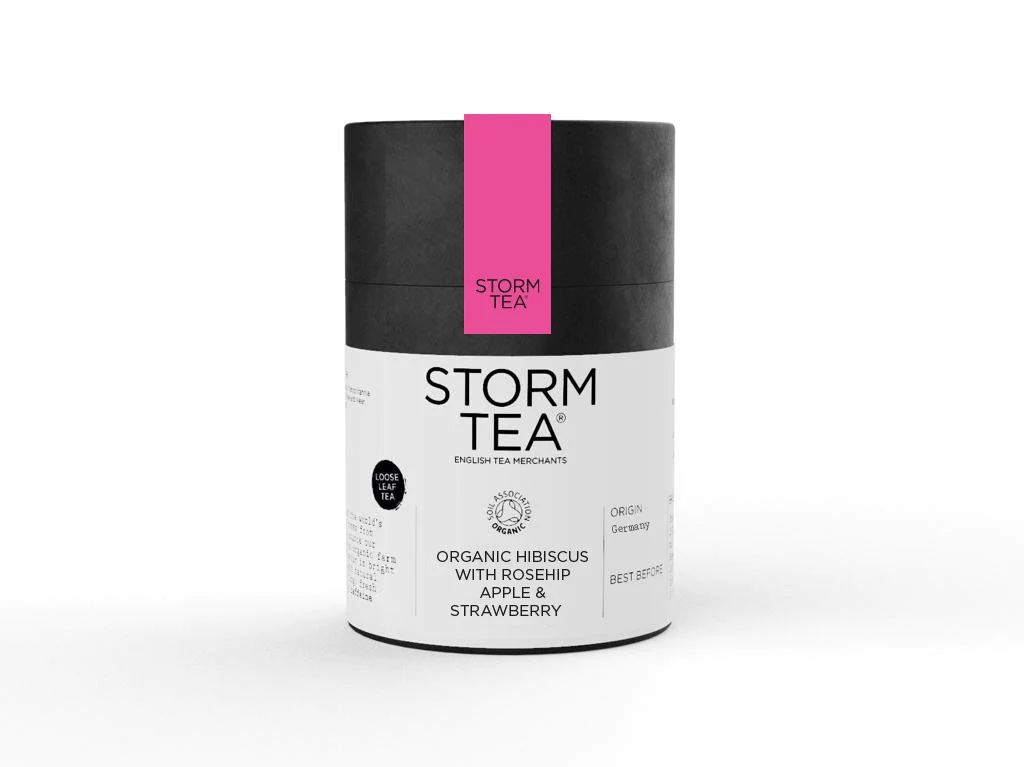 STORM TEA - HIBISCUS WITH ROSEHIP, APPLE AND STRAWBERRY 1kg– Gold Box ...